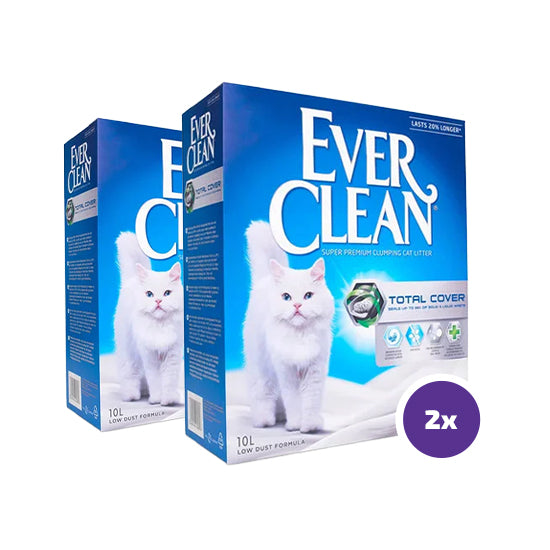 Ever Clean Total Cover kissanhiekka 2 x 10 L TUPLAPAKKAUS - ALE -11% ...