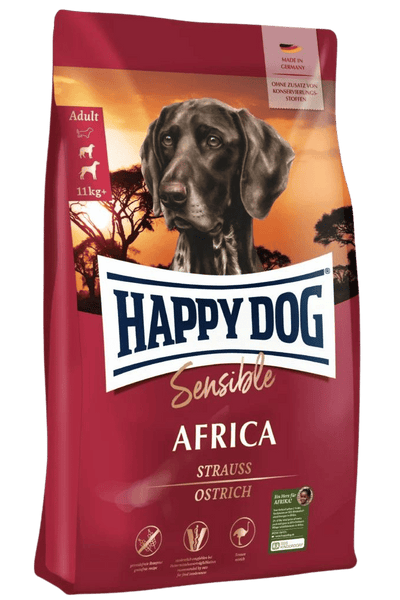 Happy Dog Sensible Africa 4 kg RIKKOONTUNUT - ALE -40% | Kivuton.fi